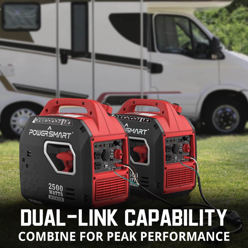 2500W Inverter Gas Generator PS5020W PowerSmart J8T0F823 Generators ...