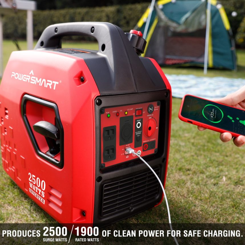 2500W Inverter Gas Generator PS5025 PowerSmart J8T0F824 Generators ...