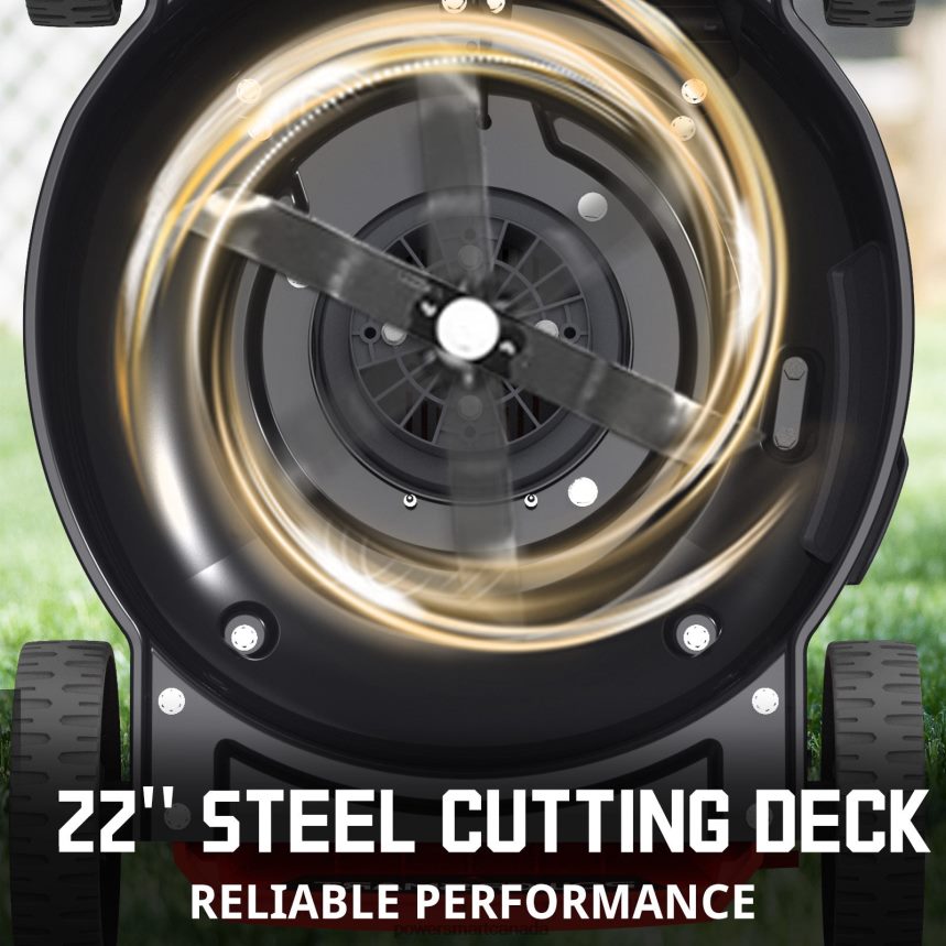 80V 22 Brushless Cordless Self-propelled Lawn Mower Red PS76822SRB ...