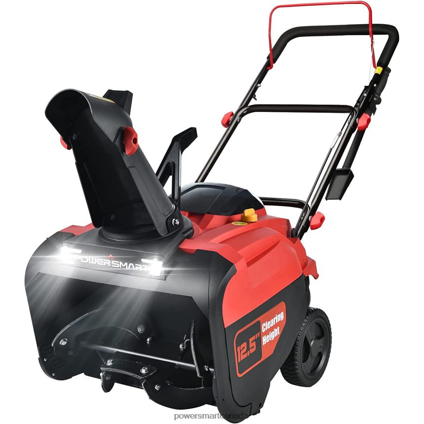 21 212cc Single Stage Gas Snow Blower w/ Electric Start w/LED light ...